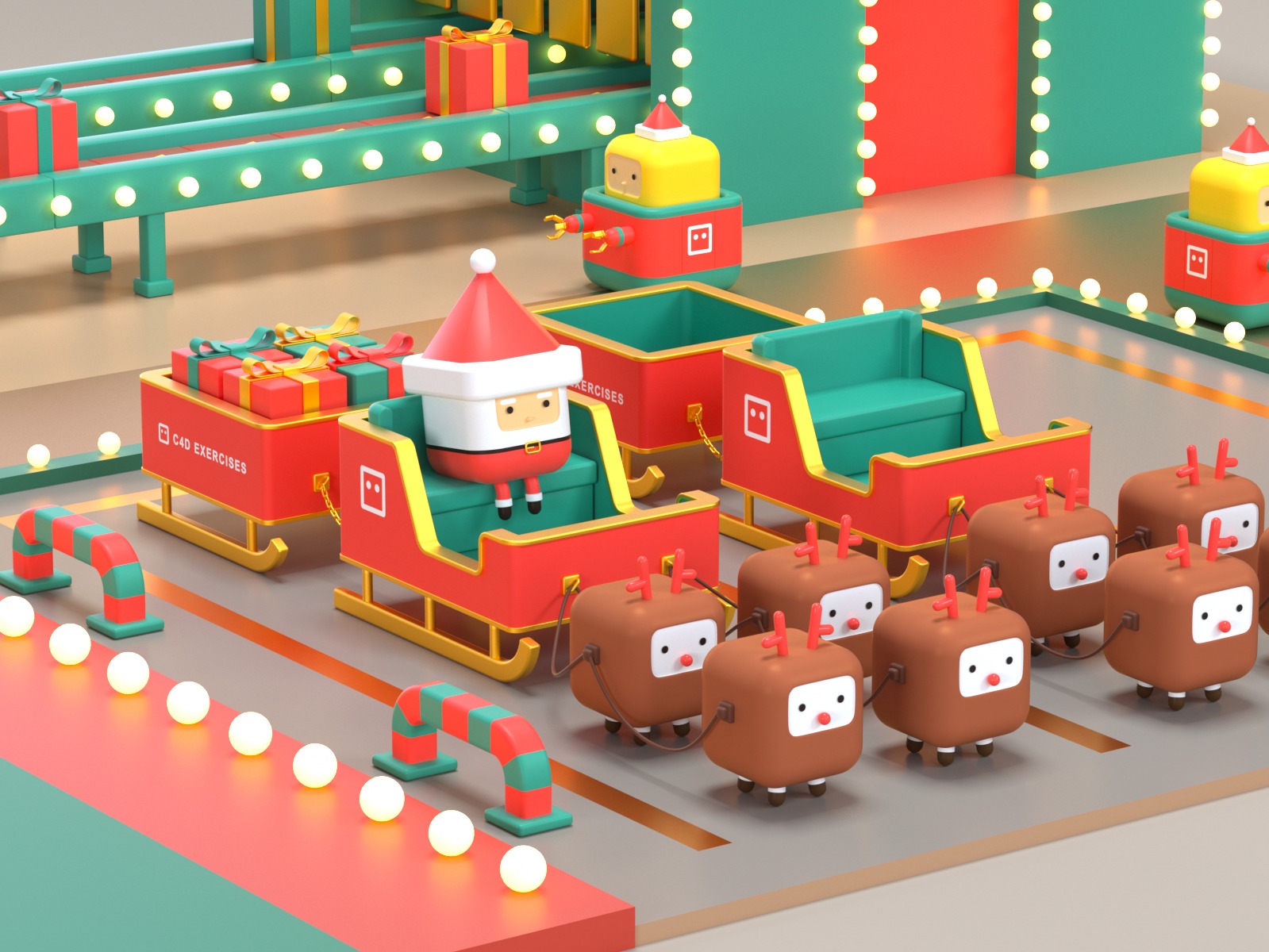 C4D临摹练习_David喂喂喂-站酷ZCOOL