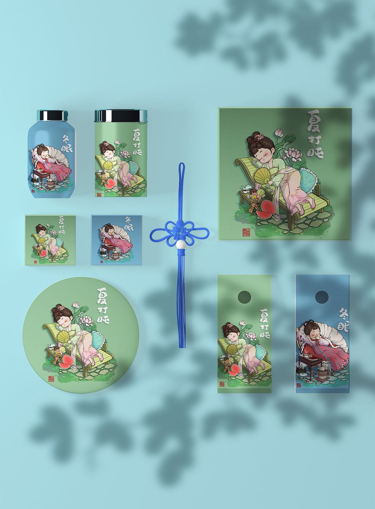 春困秋乏夏打盹，睡不醒的冬三月_一只梨梨sally-站酷ZCOOL