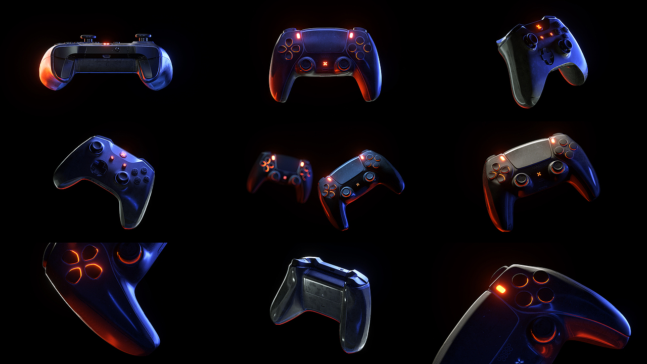 OC灯光与材质渲染练习_花洛-站酷ZCOOL