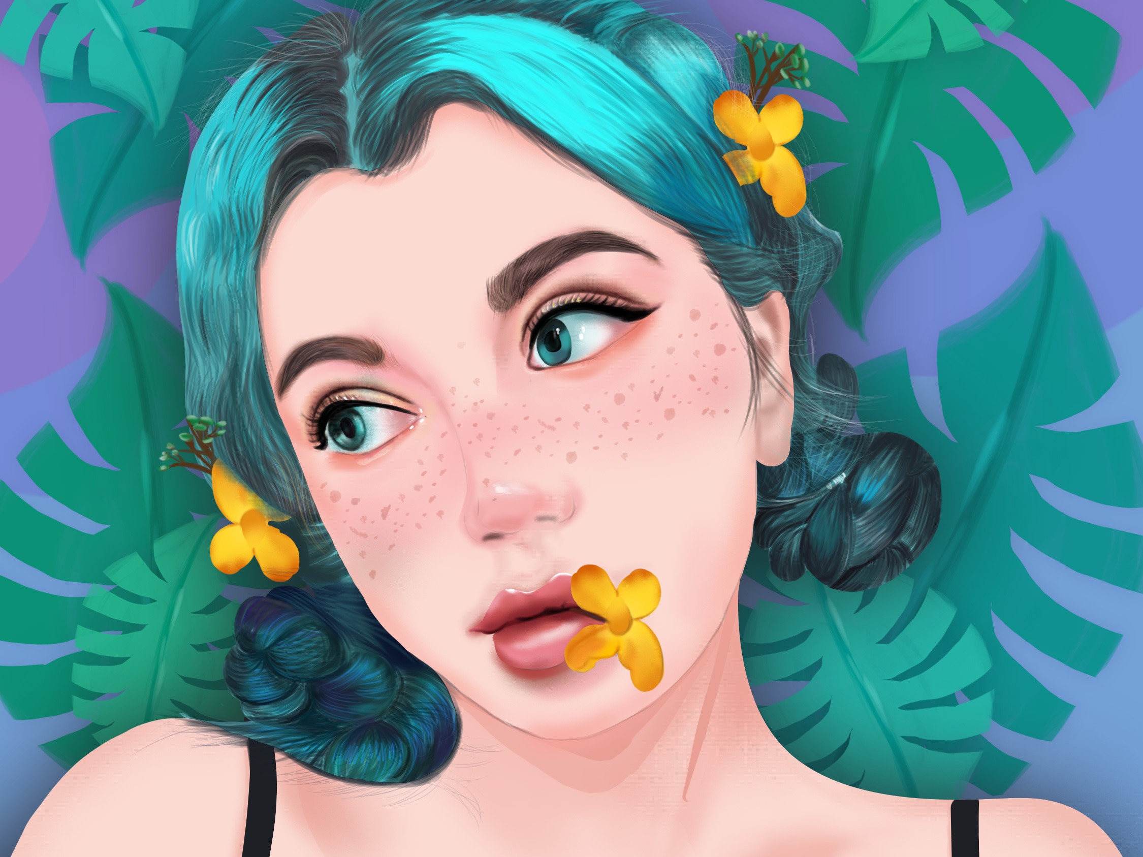 手绘练习 波普艺术2 pop art_李小儿童-站酷ZCOOL