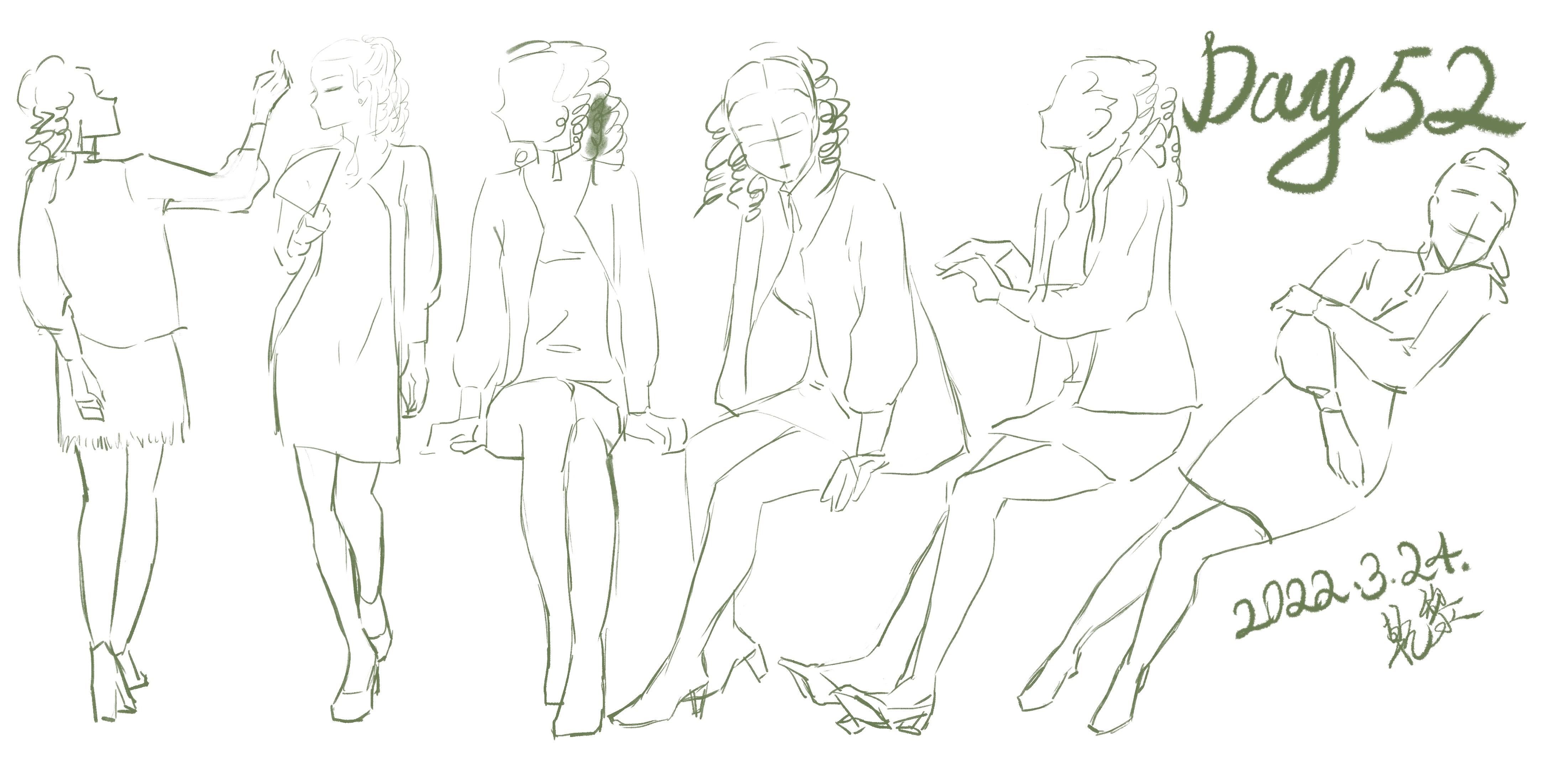 #速写60天挑战赛# day52 @速写班长 _乾黎-站酷ZCOOL