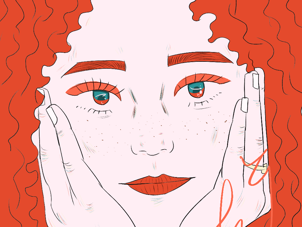 插画头像练习_cy长于-站酷ZCOOL