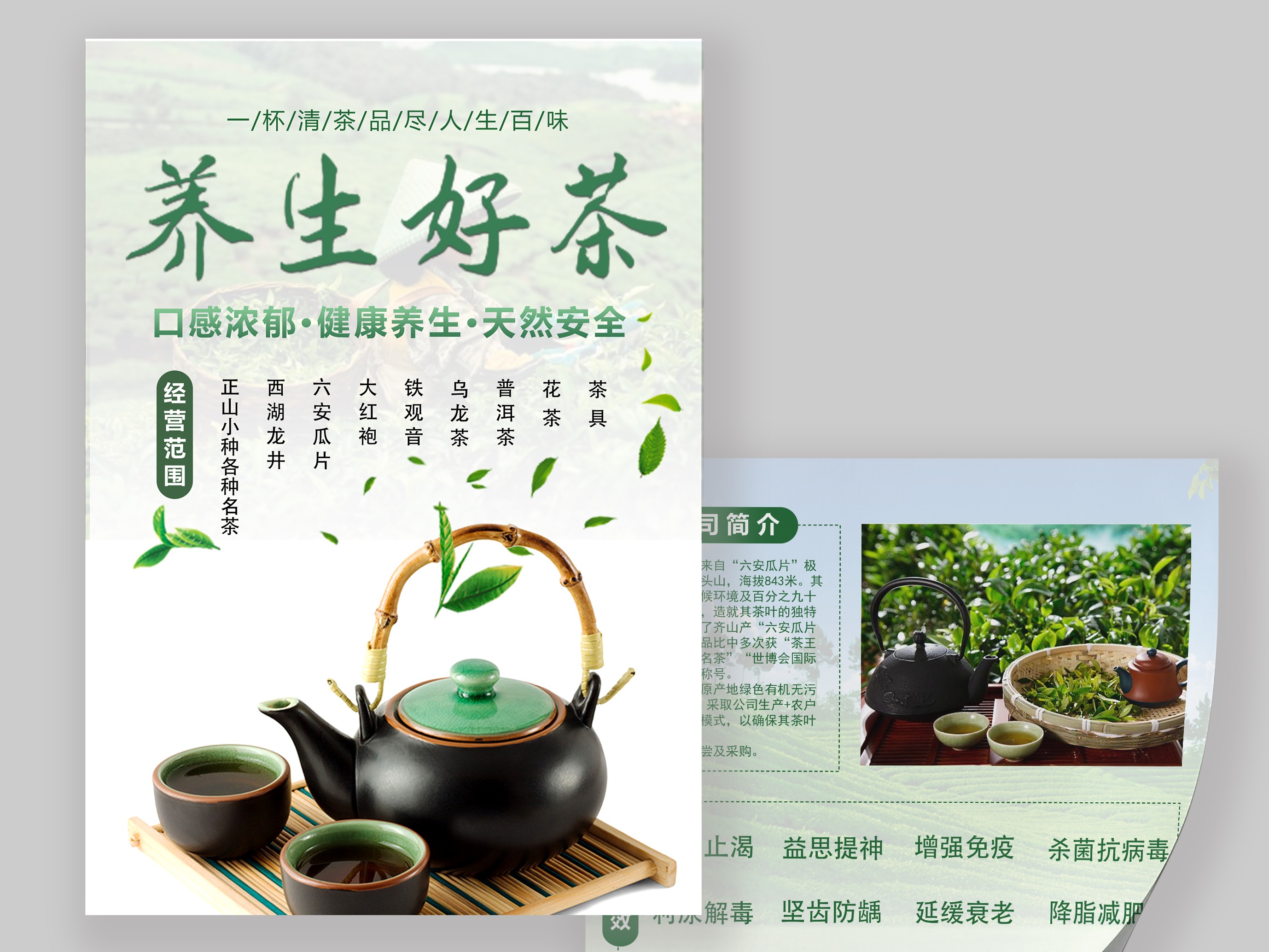 DM单页茶叶养生宣传单_馮小寒不冷-站酷ZCOOL