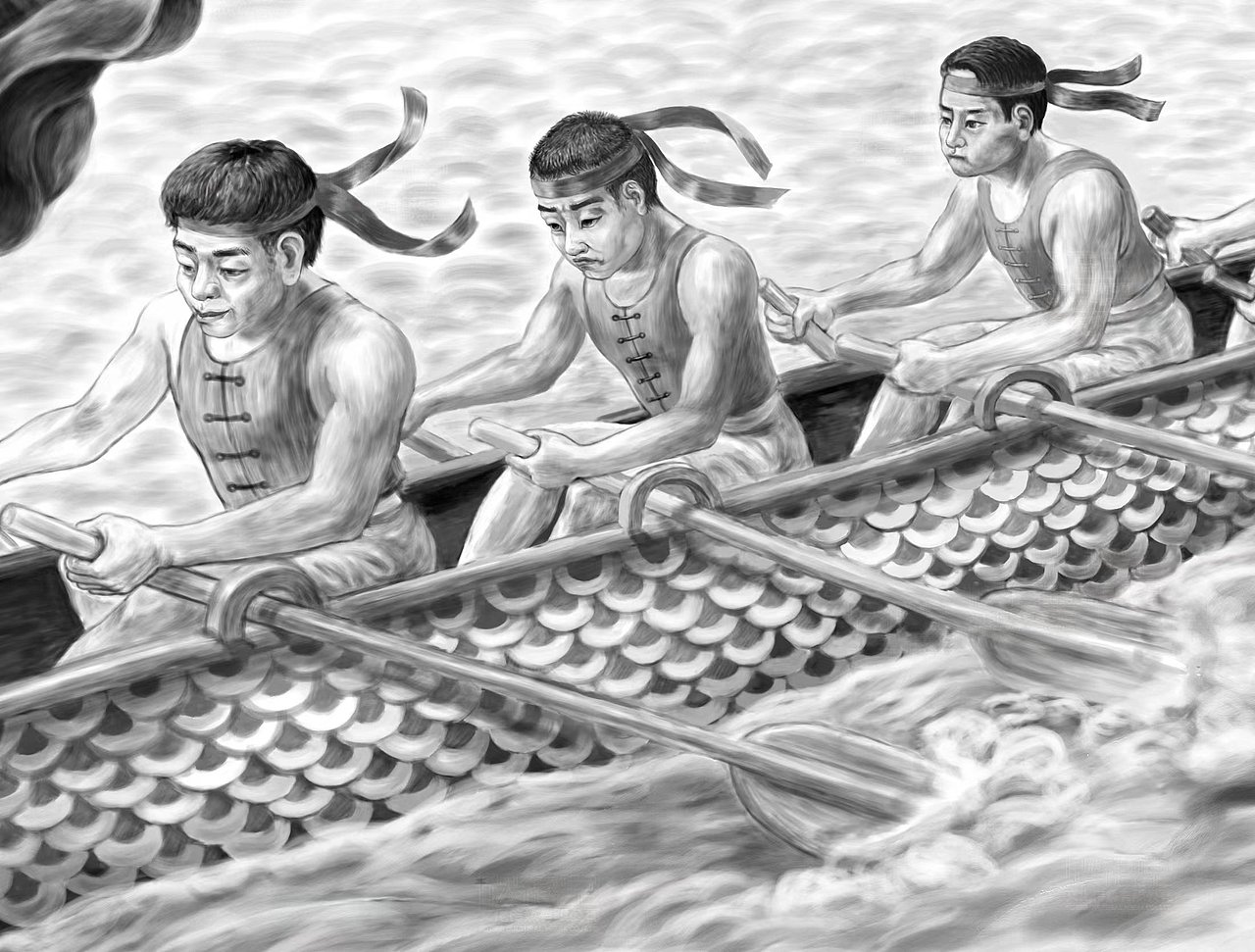 兔爷赛龙舟原创绘本_陈宁naill-站酷ZCOOL