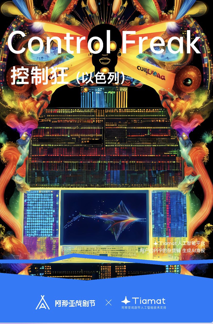 Tiamat x 阿那亚戏剧节｜AI艺术海报_PPP的杂货铺-站酷ZCOOL