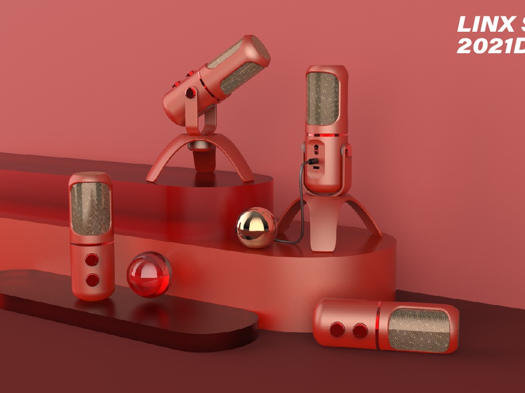 LINX 智能麦克风-产品设计_LINX设计-站酷ZCOOL