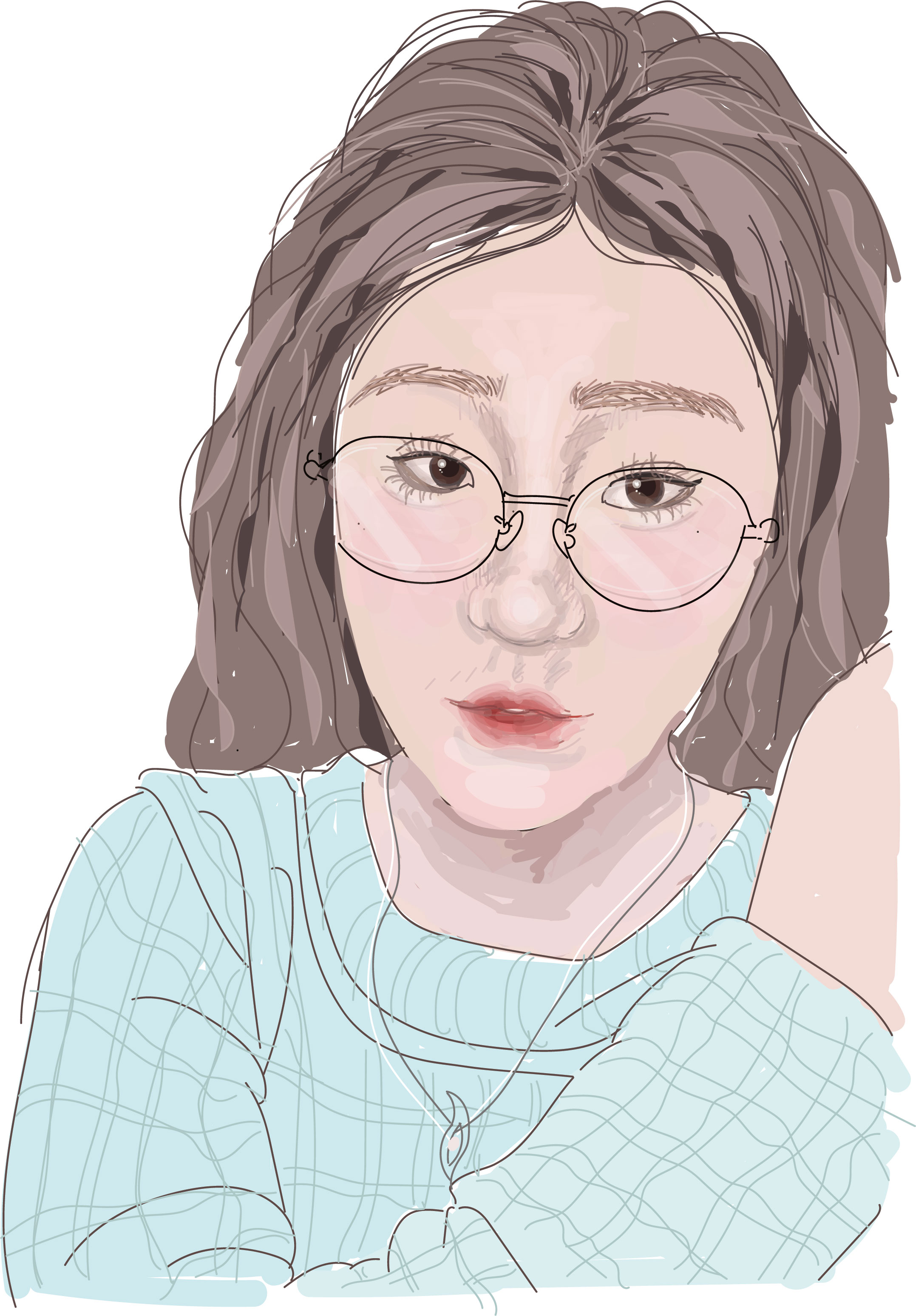 自画像_沓枳-站酷ZCOOL