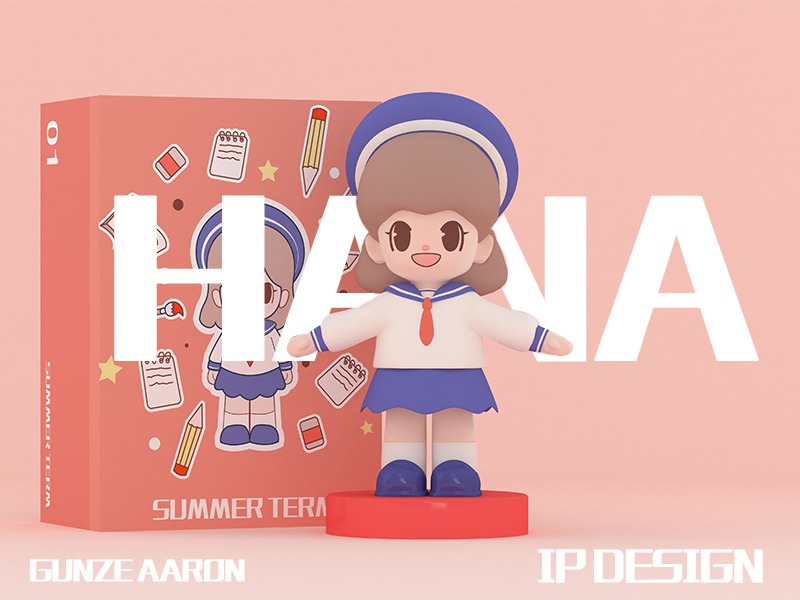 C4D练习-IP形象 热爱学习jk系列 _圆圆小姜-站酷ZCOOL