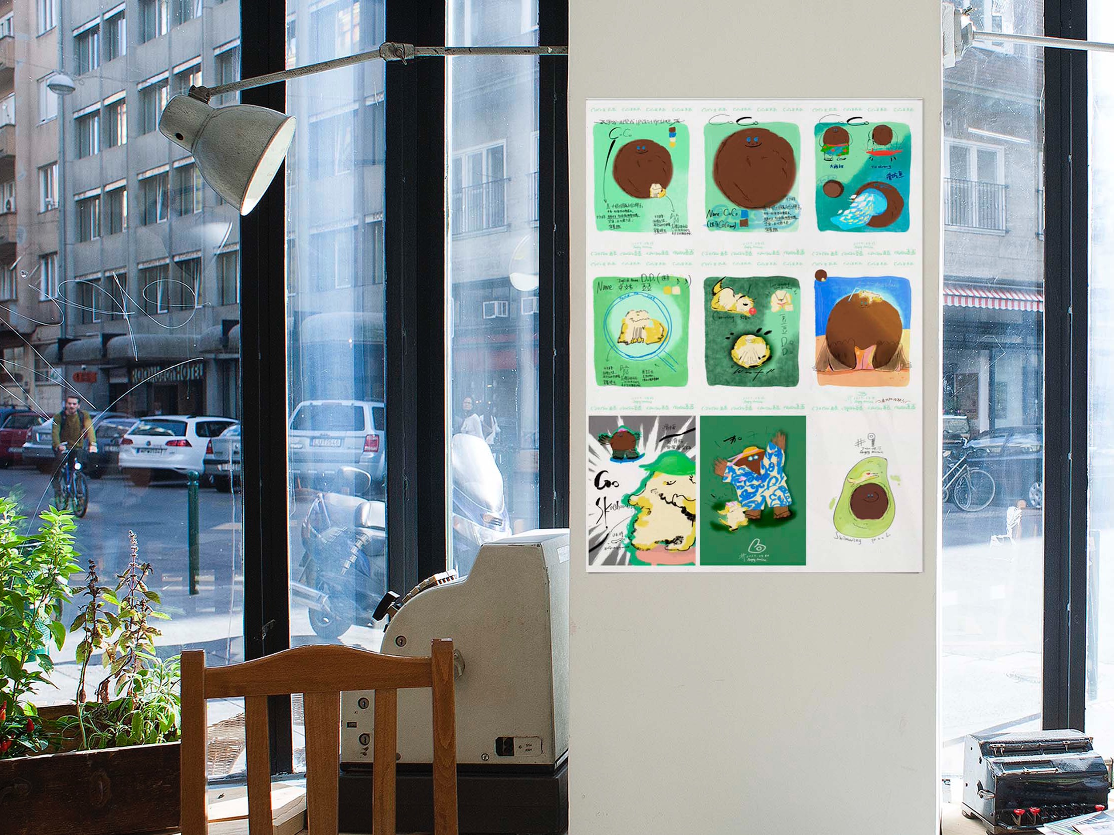 IP设计-coco&dodo的幸福生活_粉头发annine-站酷ZCOOL