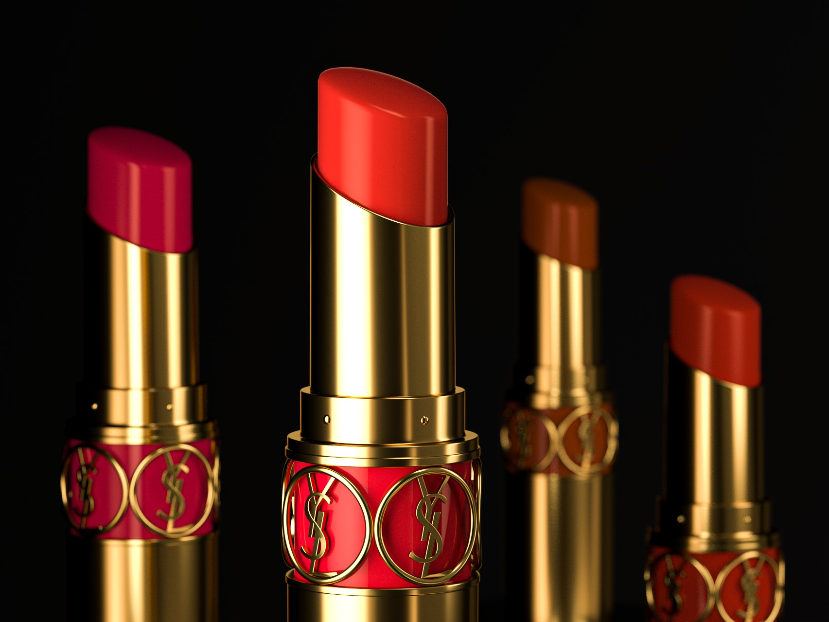 c4d-口红渲染_我是小女子525-站酷ZCOOL