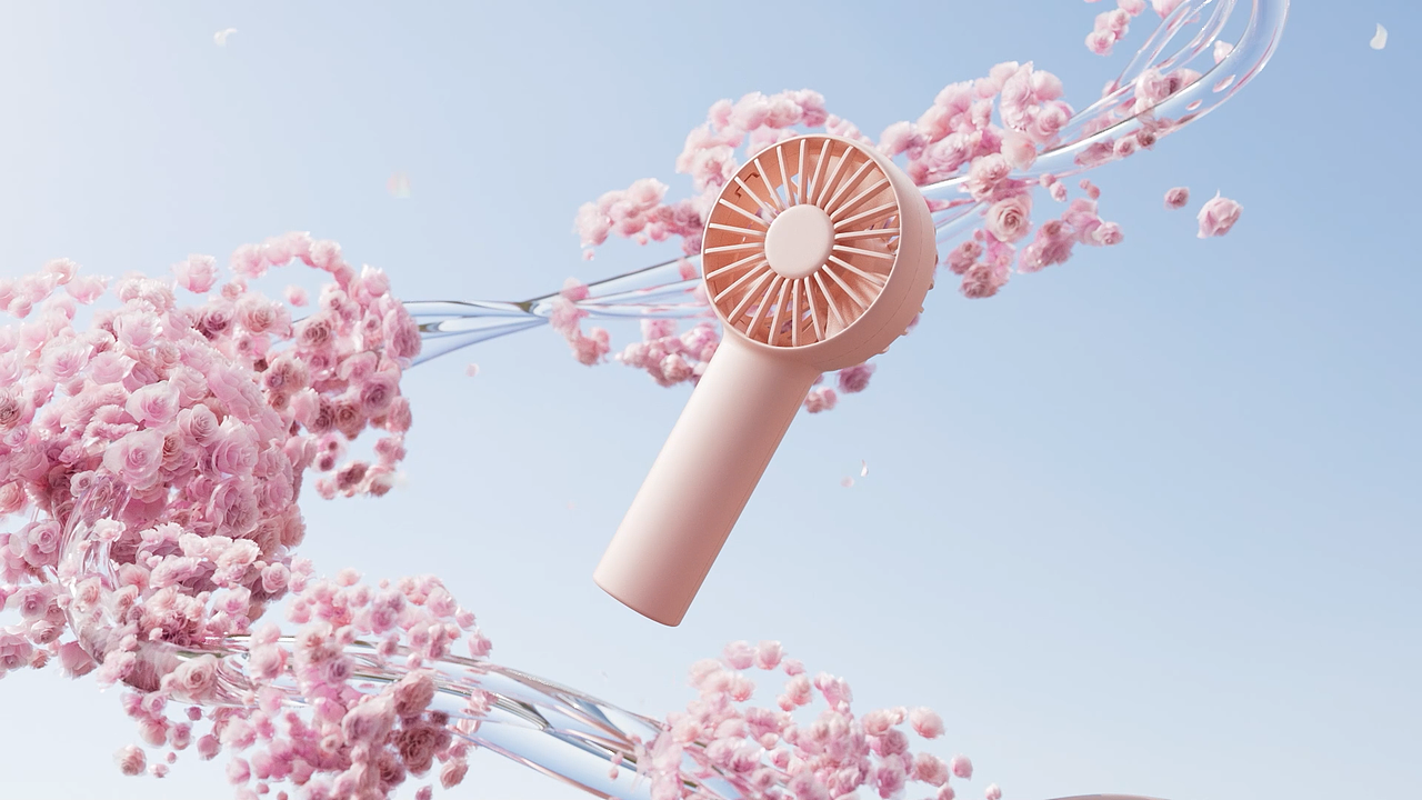 【产品动画】 FA20口袋小风扇 3D动态视频_Mr晨风-站酷ZCOOL