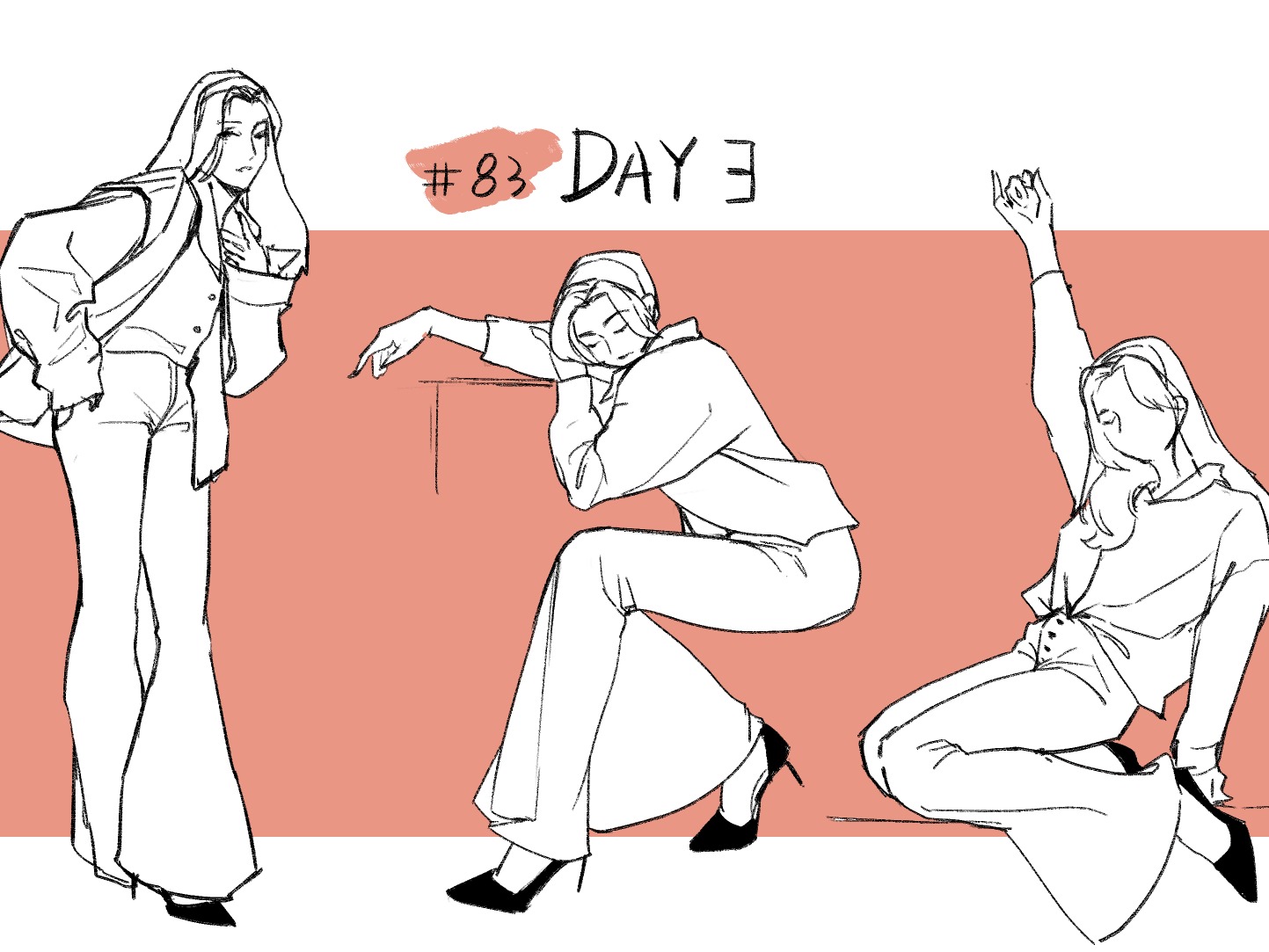 #速写60天挑战赛# Day3 @速写班长_遛狗用户-站酷ZCOOL