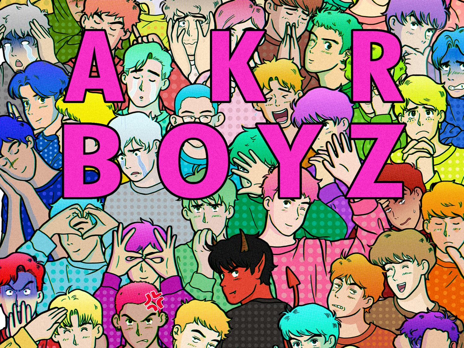 AKR Boyz 短信聊天贴纸_JERI_CHO-站酷ZCOOL