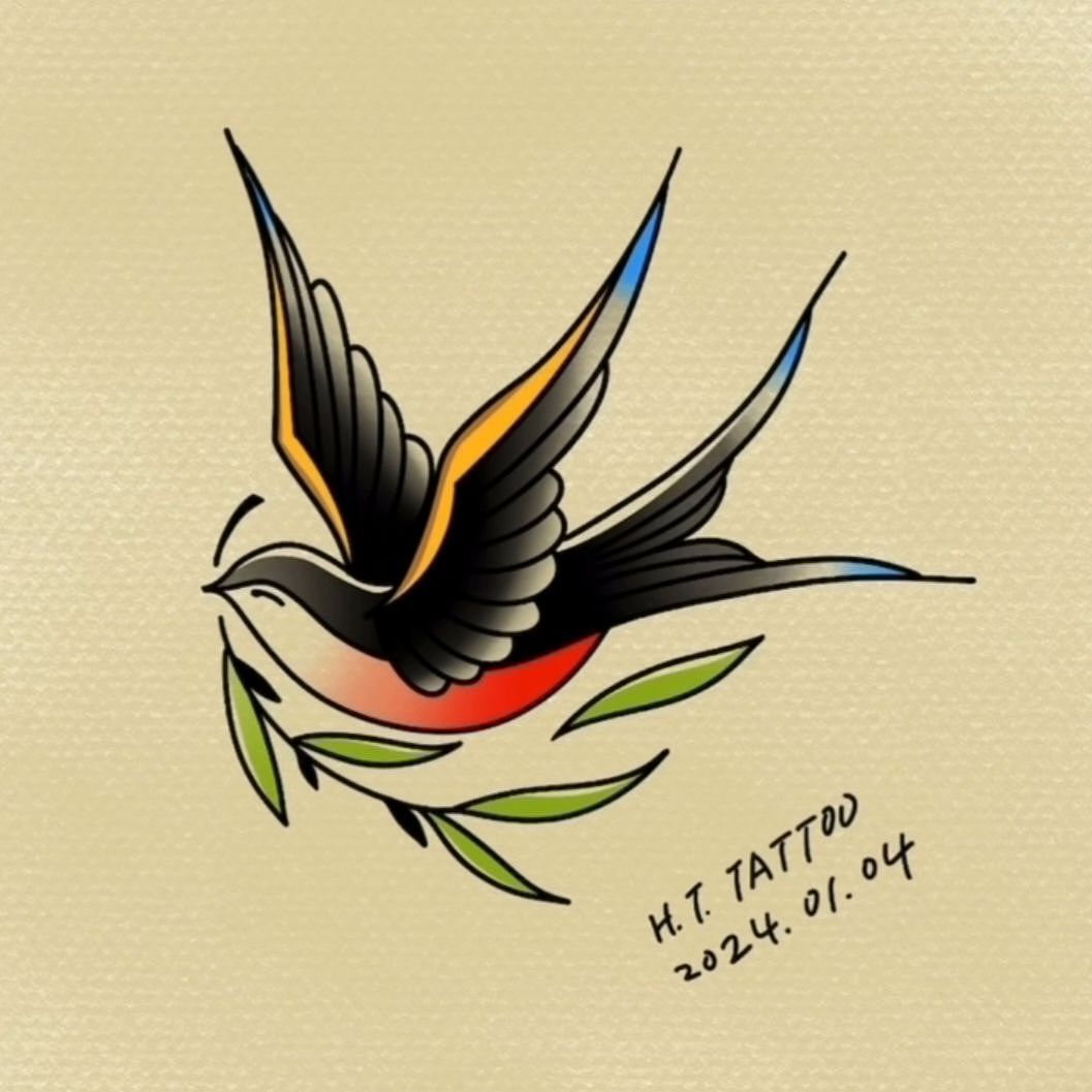 old school 纹身手稿_海棠tattoo-站酷ZCOOL