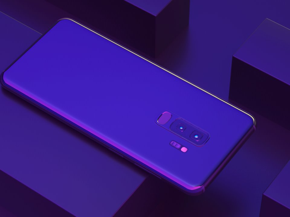 三星 S9 Plus 建模渲染 [ 练习 ]_要不要买鱼-站酷ZCOOL