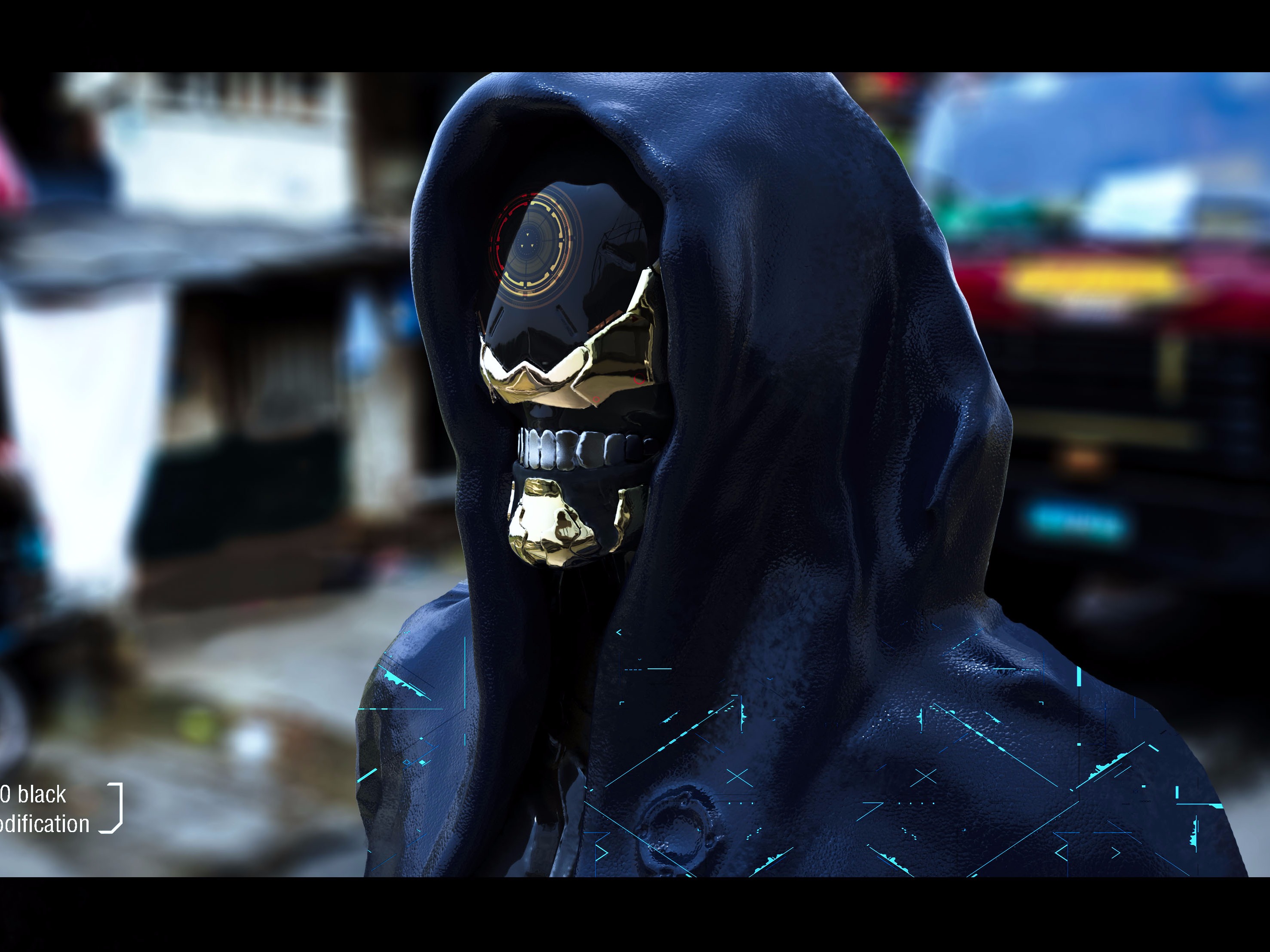 Special case: 490 black ethnic armor modification_李梓豪-站酷ZCOOL