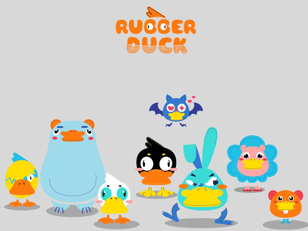 IP角色设计/品牌RUDDER DUCK_喵汪花园-站酷ZCOOL