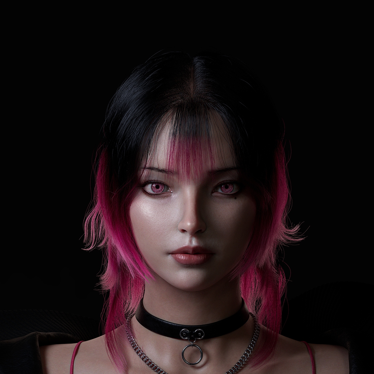 个人虚拟人3D建模作品_yishu_-站酷ZCOOL