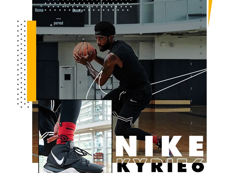 NIKE Kyrie 6 EP 耐克欧文6篮球鞋_黑煤炭-站酷ZCOOL
