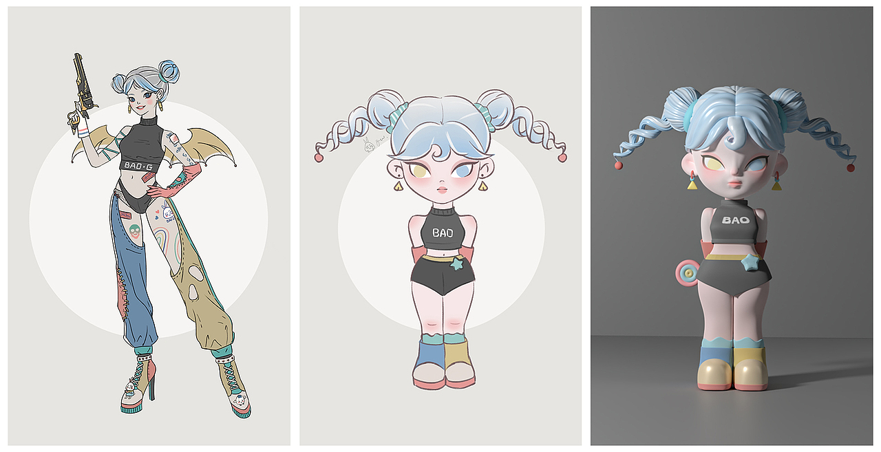 原创IP设计丨BAO_猫攸攸-站酷ZCOOL