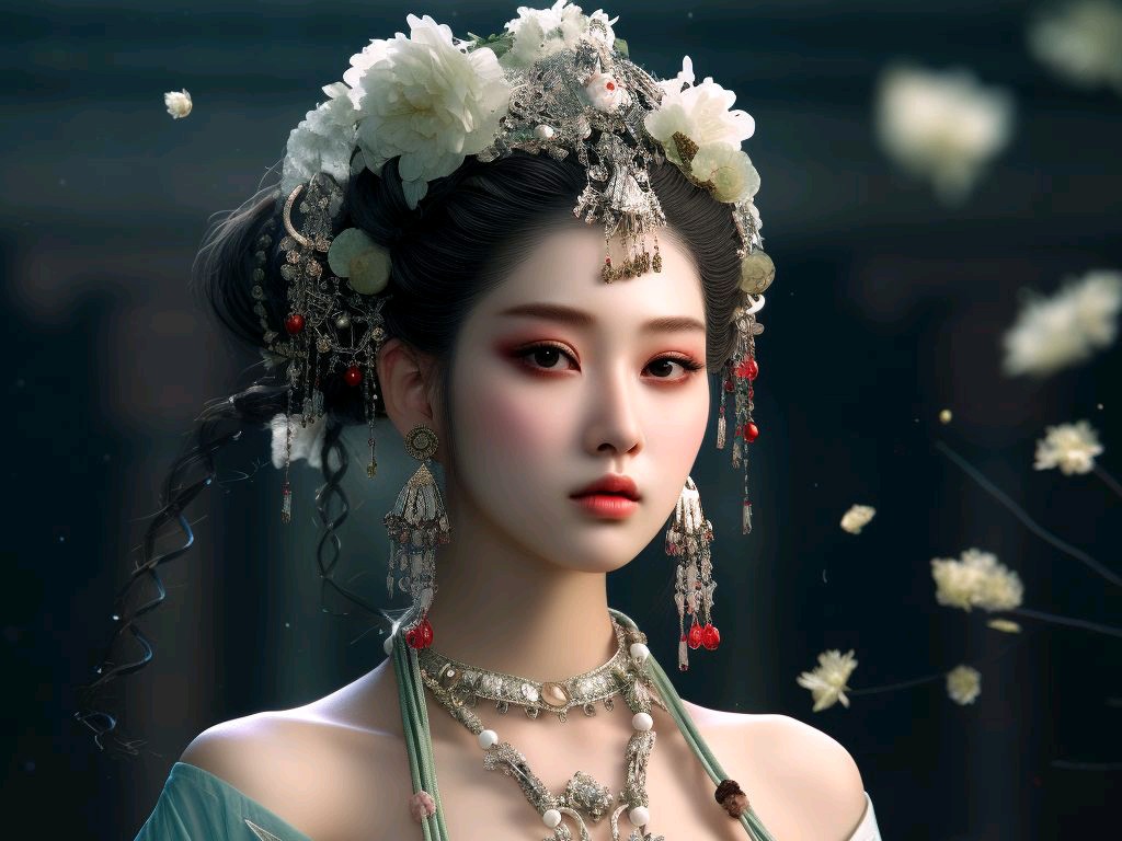 Ai古风美女_紫依yi-站酷ZCOOL