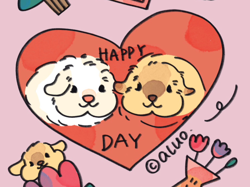 荷兰猪猪手机壁纸_阿萝aluo-站酷ZCOOL