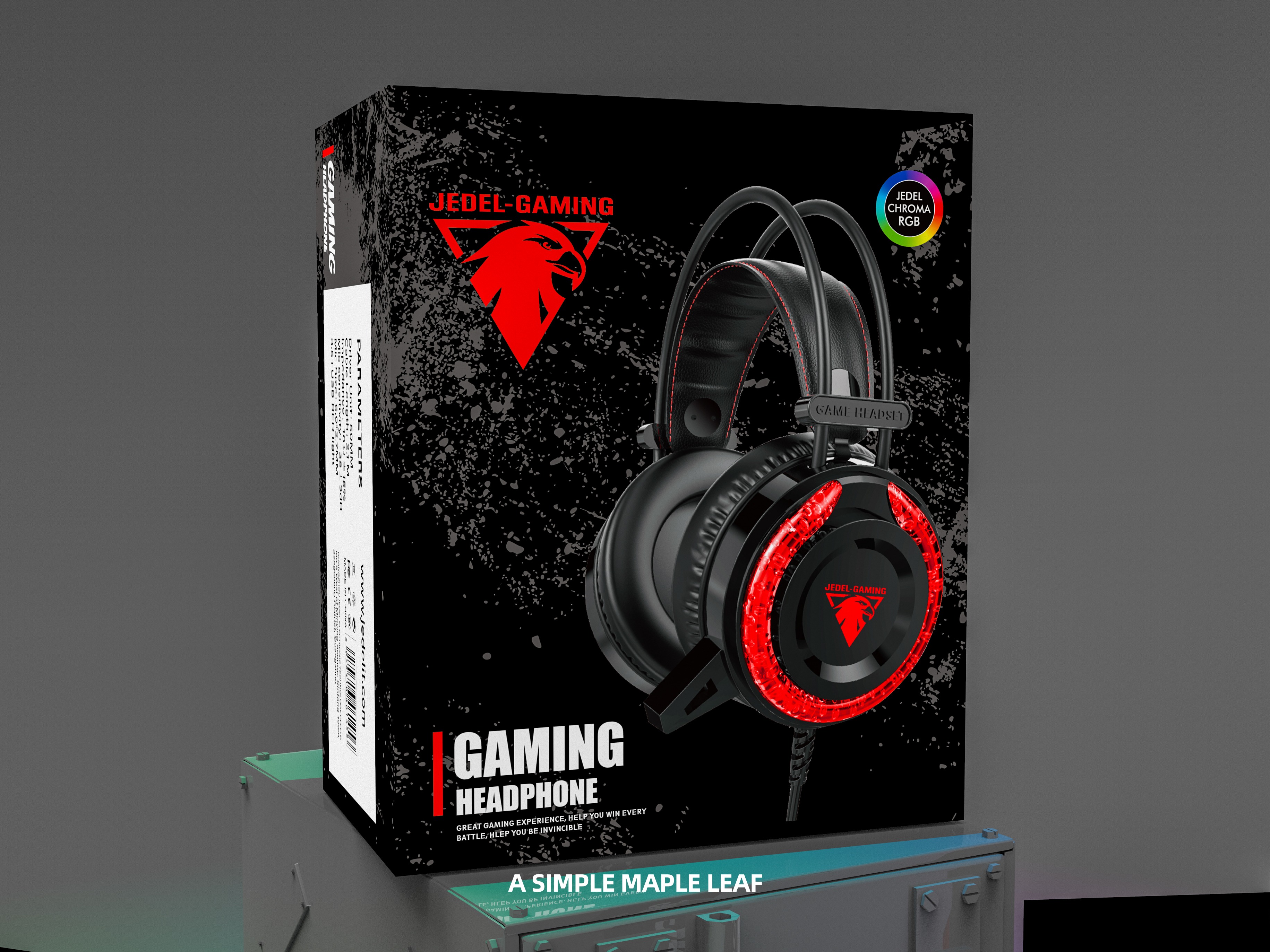 游戏耳机包装_白泽KC-站酷ZCOOL