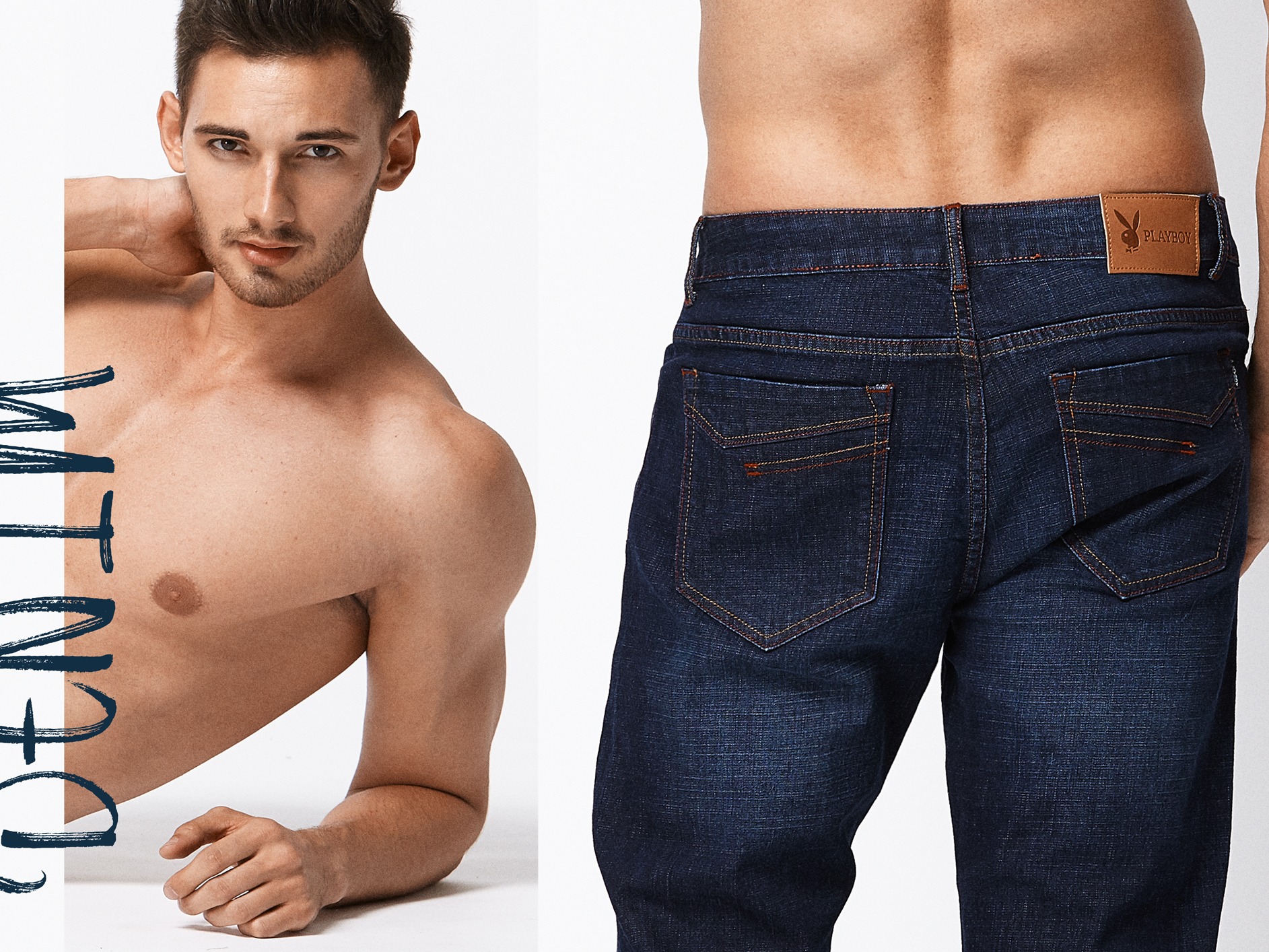 服装拍摄-PLAYBOY牛仔裤_阿利Alex-站酷ZCOOL