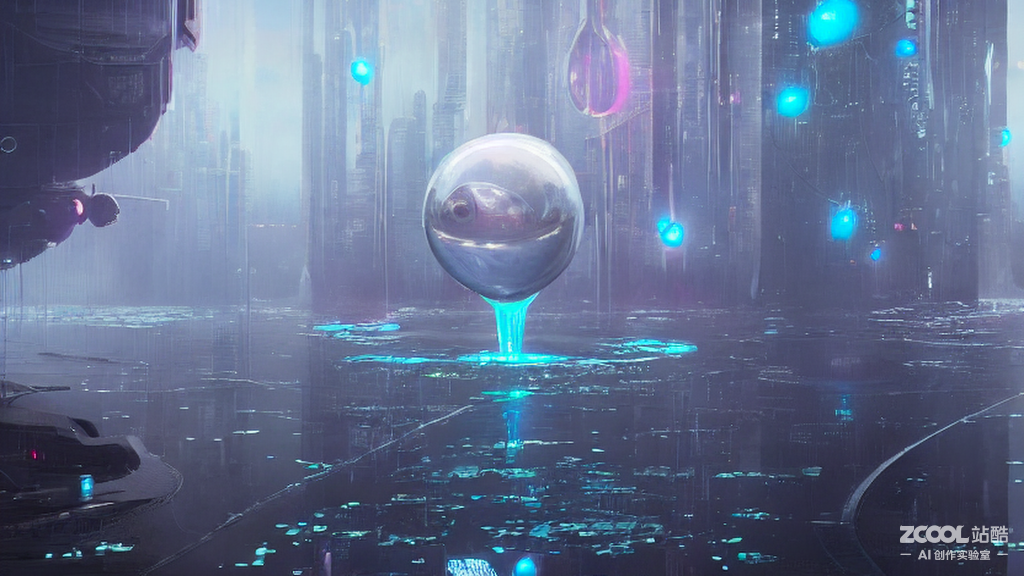 #AI创作实验室#水滴，三体_初级菜鸟001-站酷ZCOOL