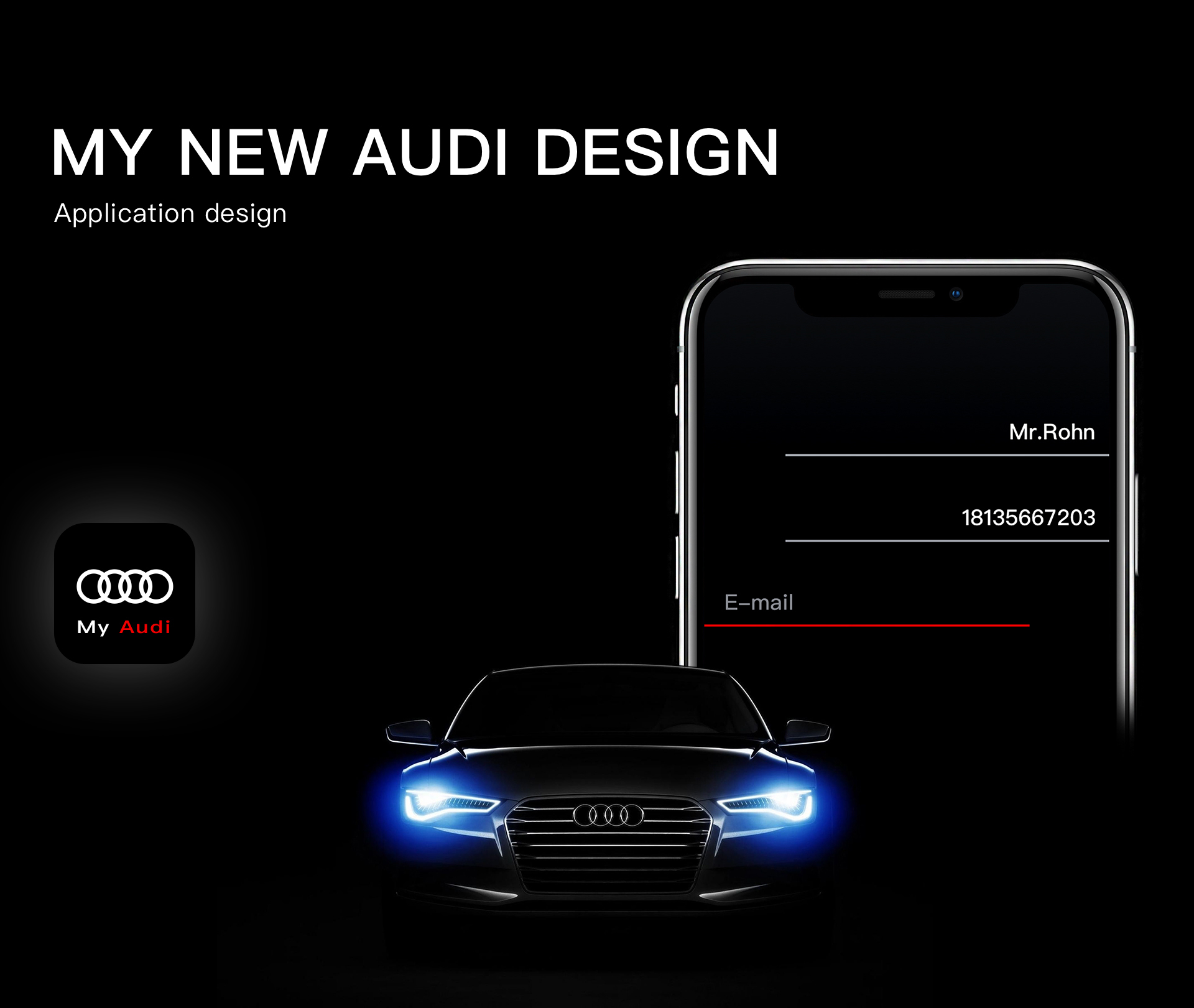 My Audi APP_笑狸-站酷ZCOOL