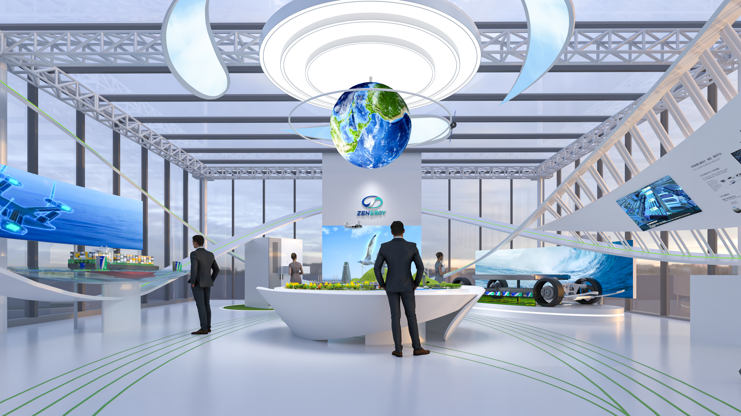 正力新能源电池企业展厅_沐晨Ethan-站酷ZCOOL