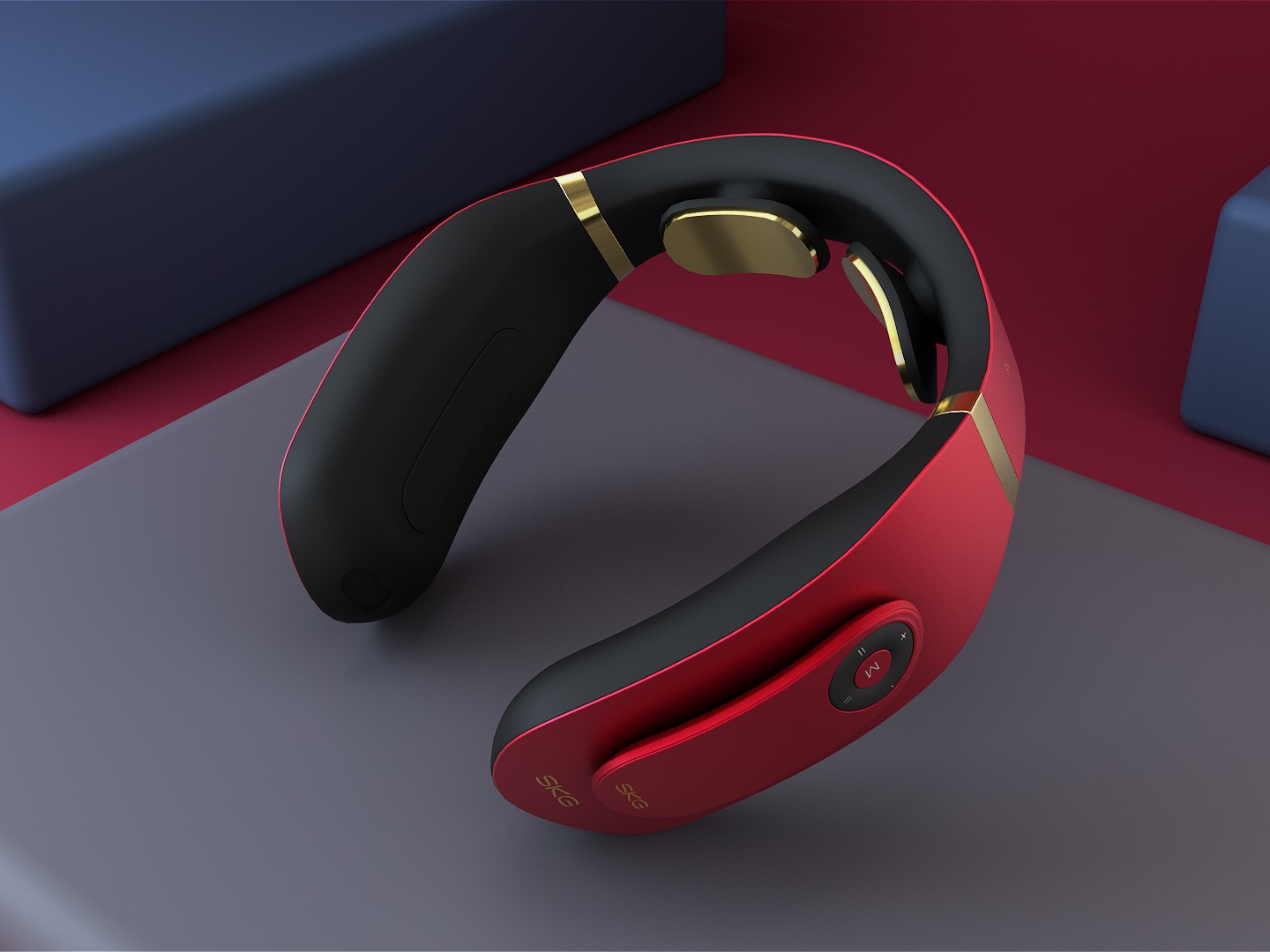 SKG颈部按摩椅_七藏松-站酷ZCOOL