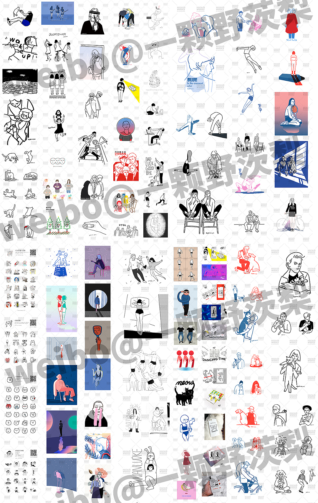 2017涂涂抹抹的一些插画汇总_LuokeWan-站酷ZCOOL