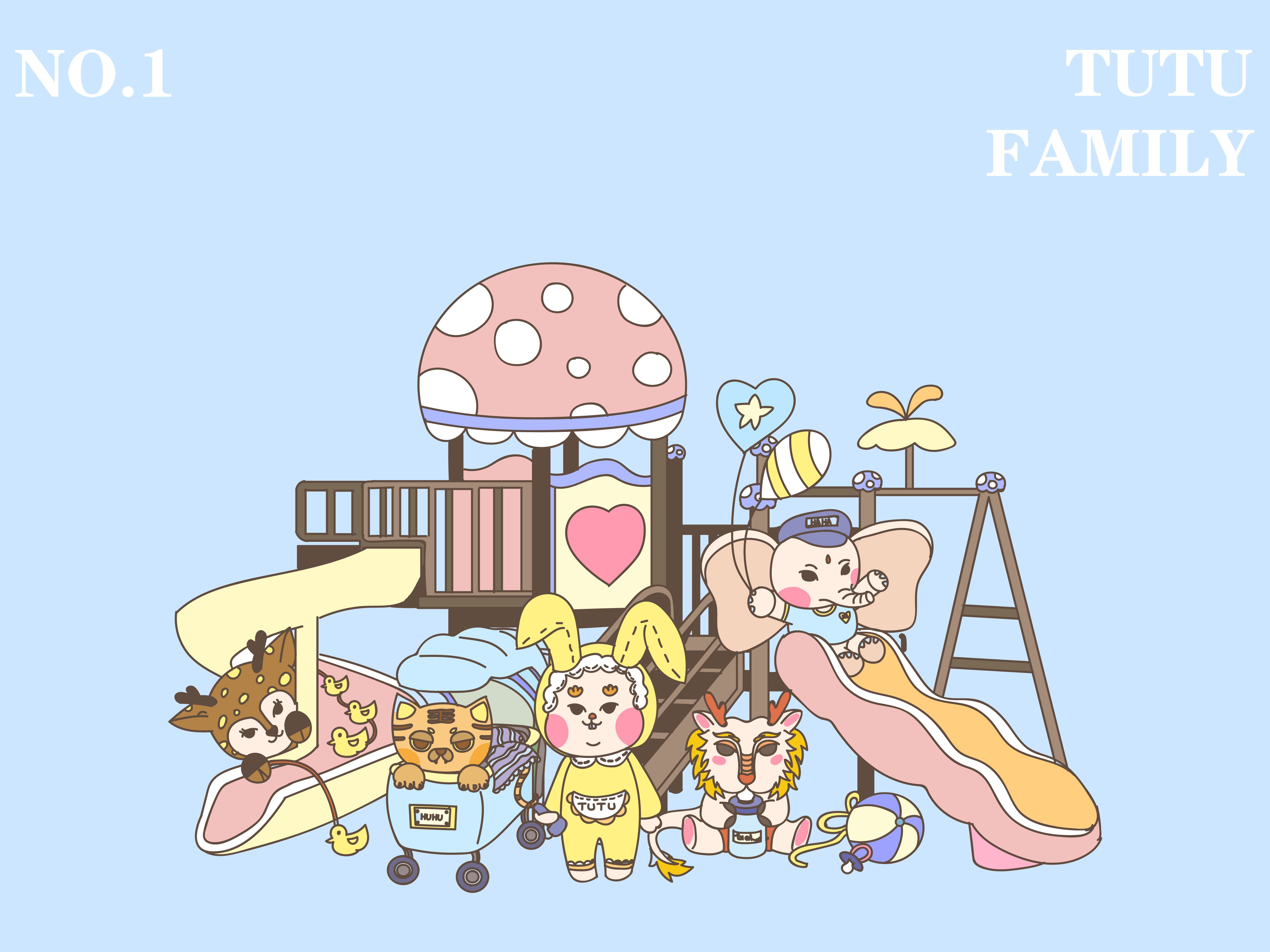 TUTU-兔儿爷IP形象设计_wuawua伍-站酷ZCOOL