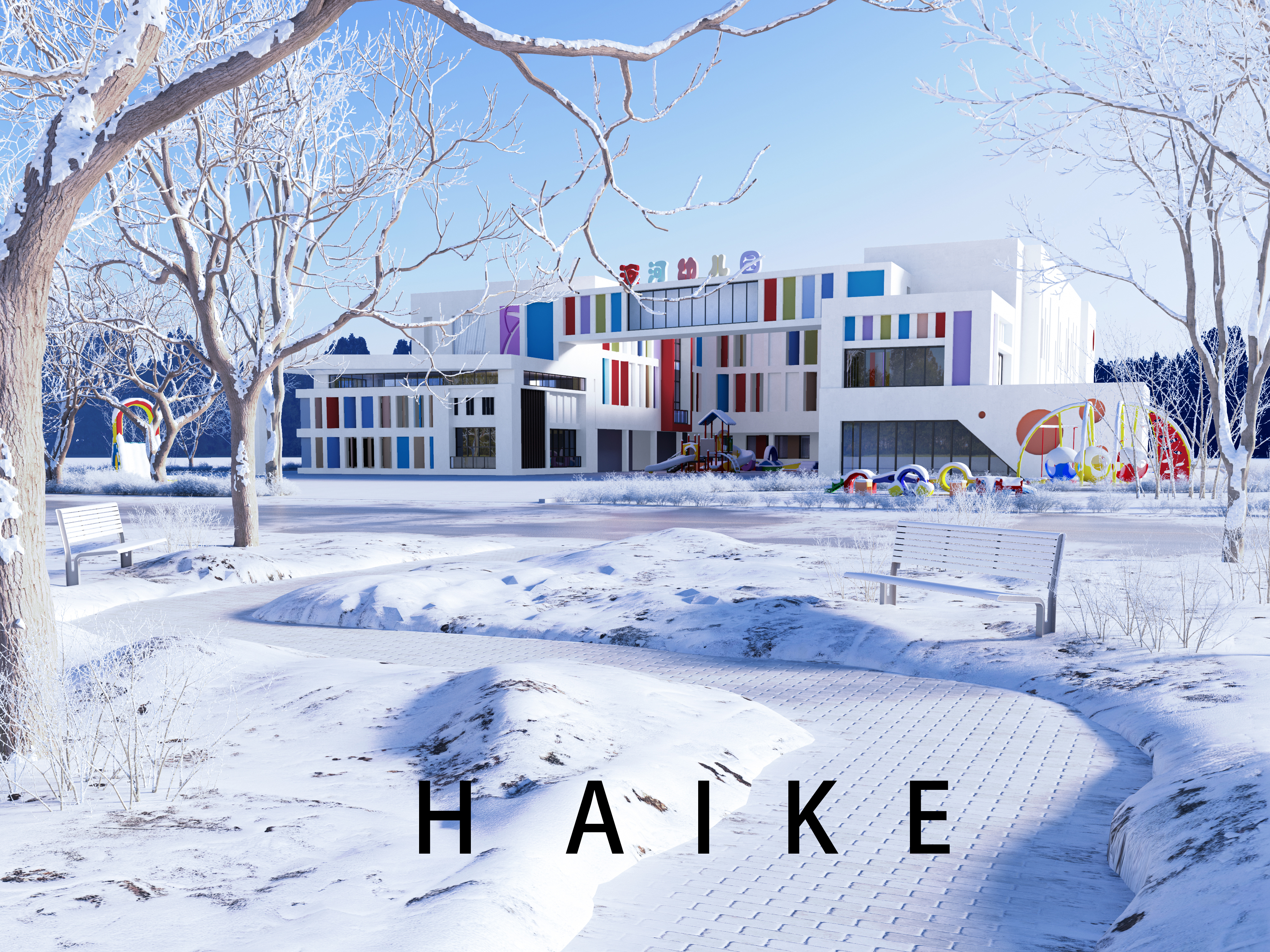 雪景_逃离设计圈的小白-站酷ZCOOL