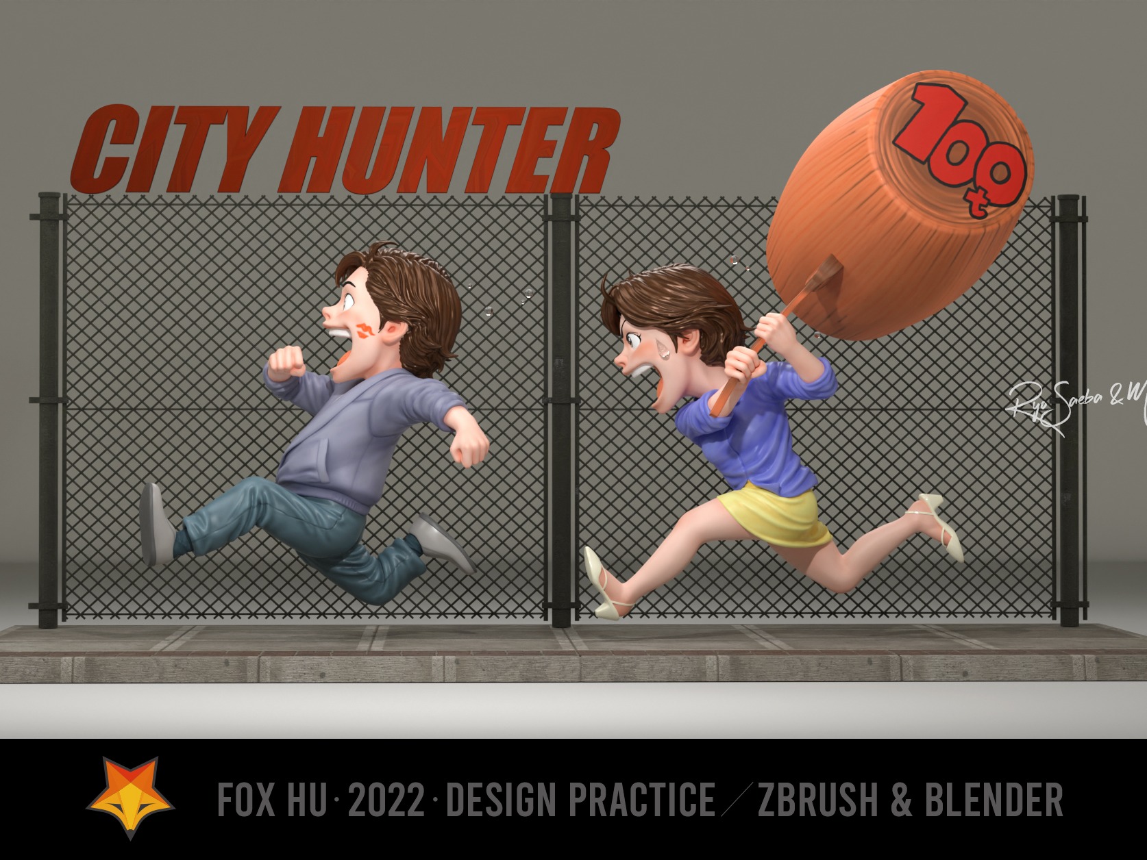 CITY HUNTER 城市猎人_dmfox-站酷ZCOOL