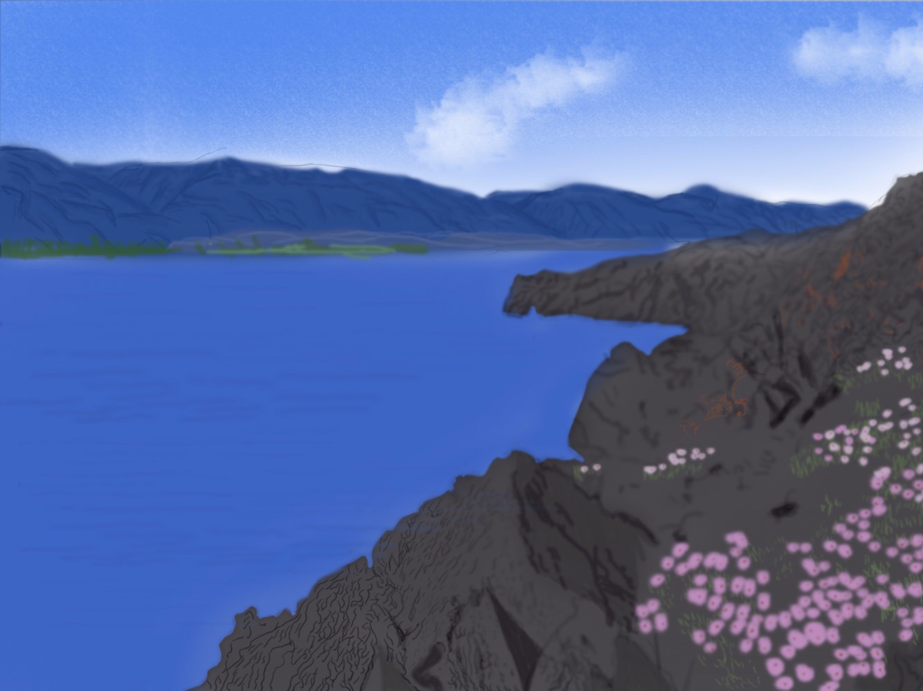 贝加尔湖_小应应-站酷ZCOOL