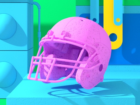 纯欲粉-SAN级头盔_小奋青12138-站酷ZCOOL