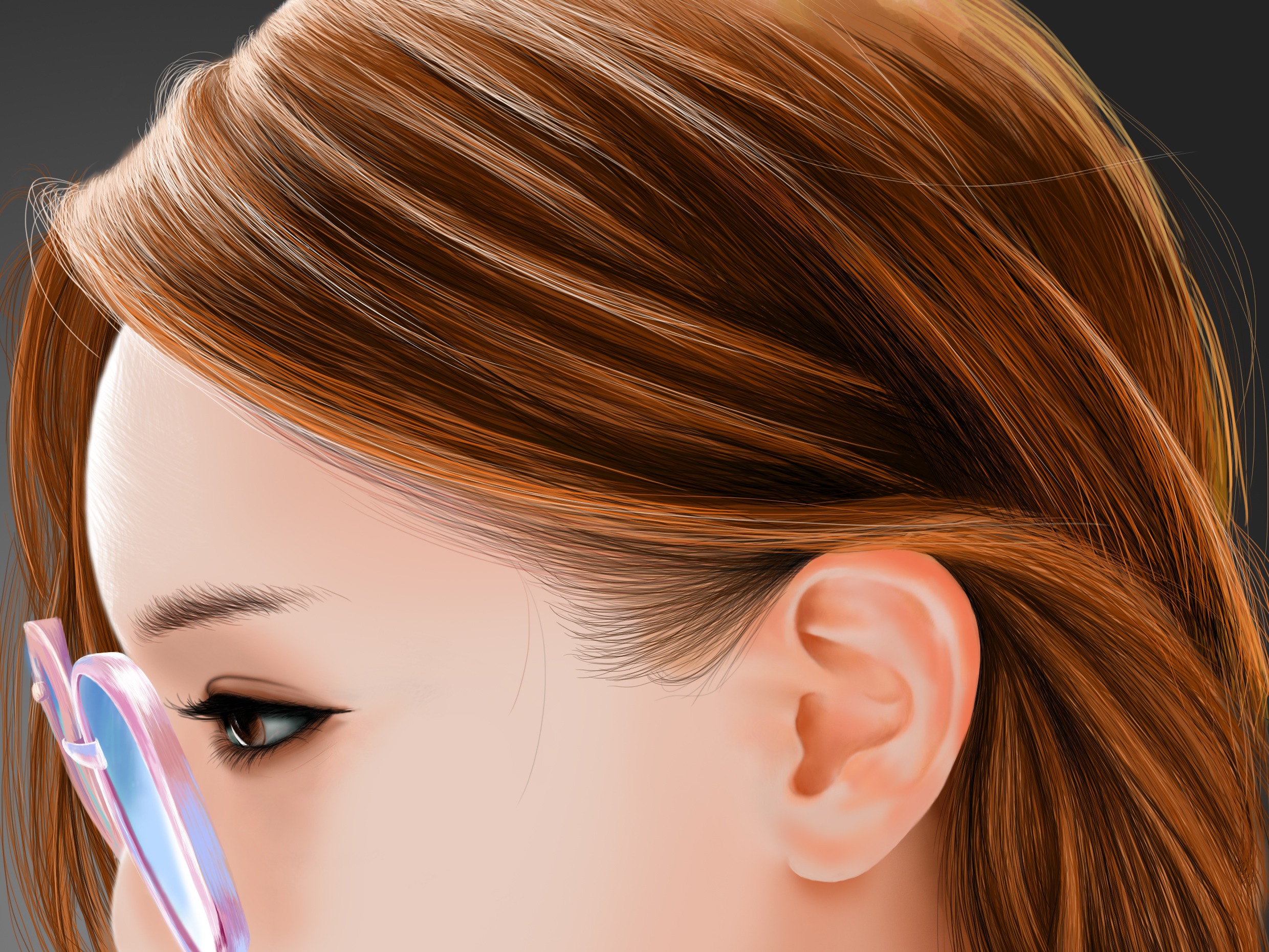 人物头像模特：정윤.JUNG YOON_甜嘴胖子-站酷ZCOOL