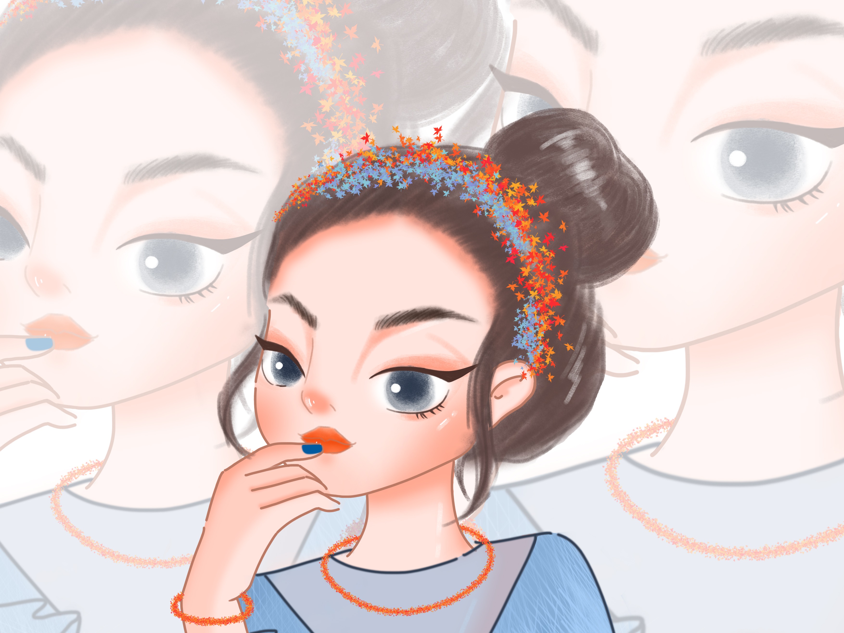 田园风少女_HAPPYCHENCHEN-站酷ZCOOL