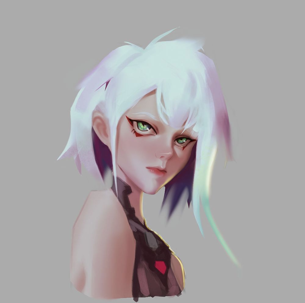 赛博朋克：边缘行者Lucy_話峯-站酷ZCOOL