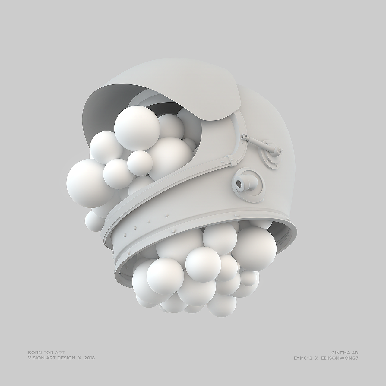 E=MC^2 | C4D.Material|三维|场景|Edisonwong7_原创作品-站酷ZCOOL