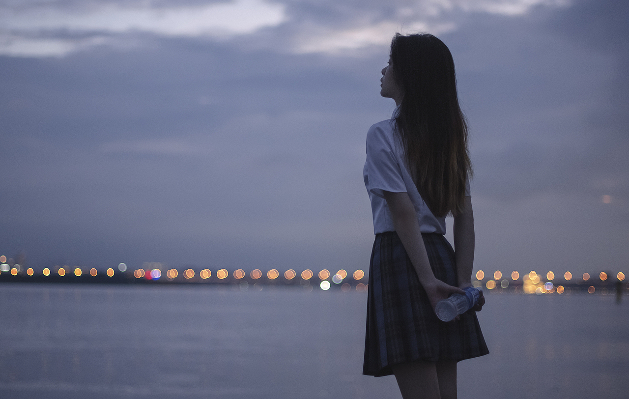 向海风许愿 在山海相见 /杭州约拍jk_SHEN_JP-站酷ZCOOL