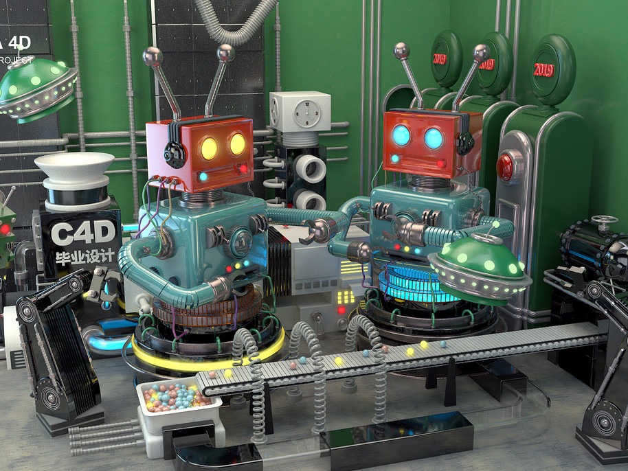 2019的第一个C4D_JOJO设计师-站酷ZCOOL