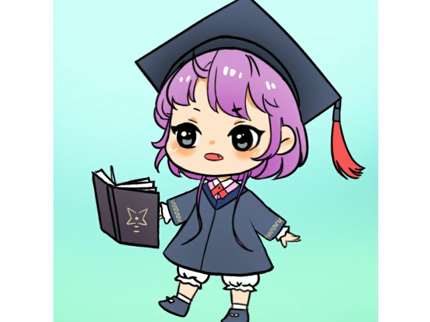 学士服QQ人_钰歆芍-站酷ZCOOL