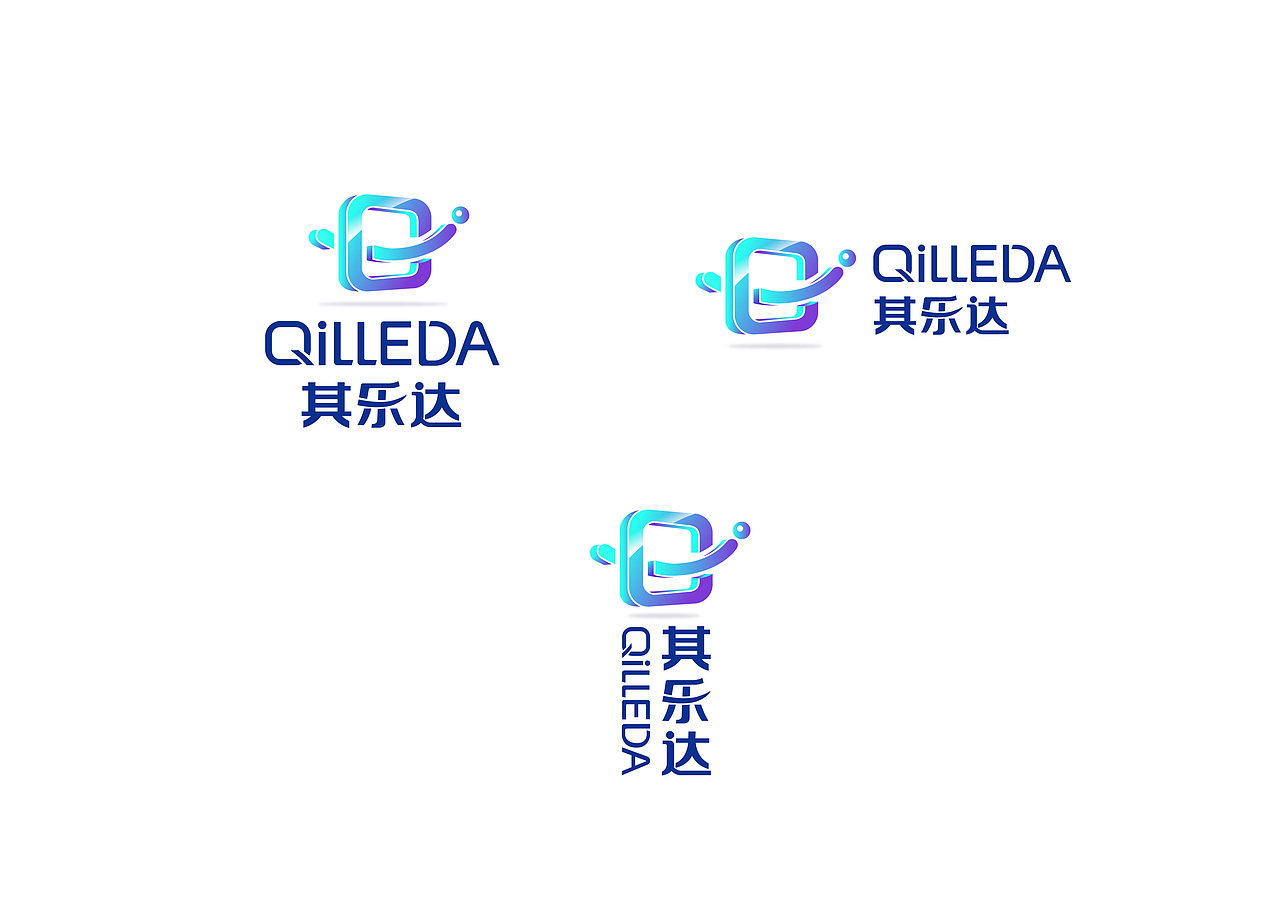 智能科技公司-其乐达LOGO设计_陈宁naill-站酷ZCOOL