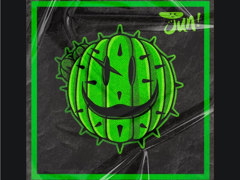 仙人掌笑脸_僧帽水母JunJun-站酷ZCOOL