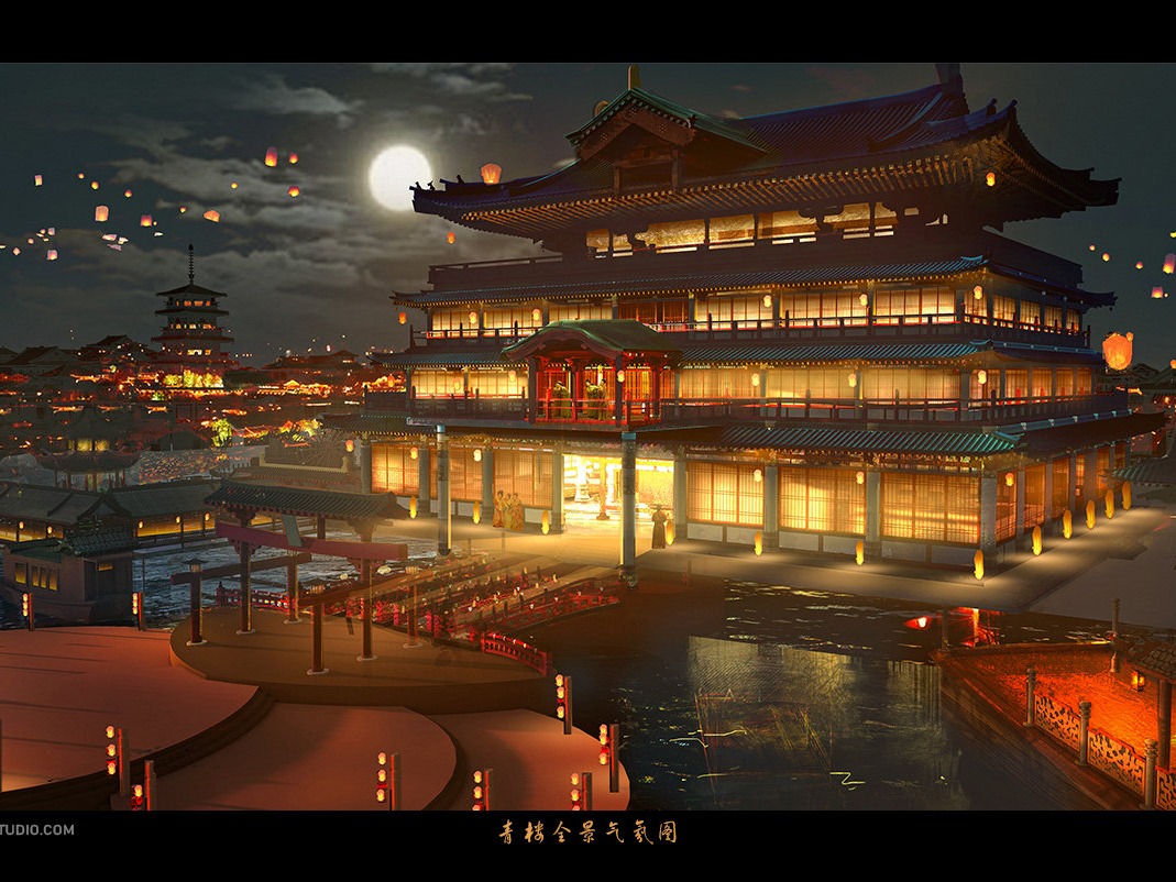 UP STUDIO 影视概念设计班古装题材学生大作业气氛作品_郑成龙-站酷ZCOOL