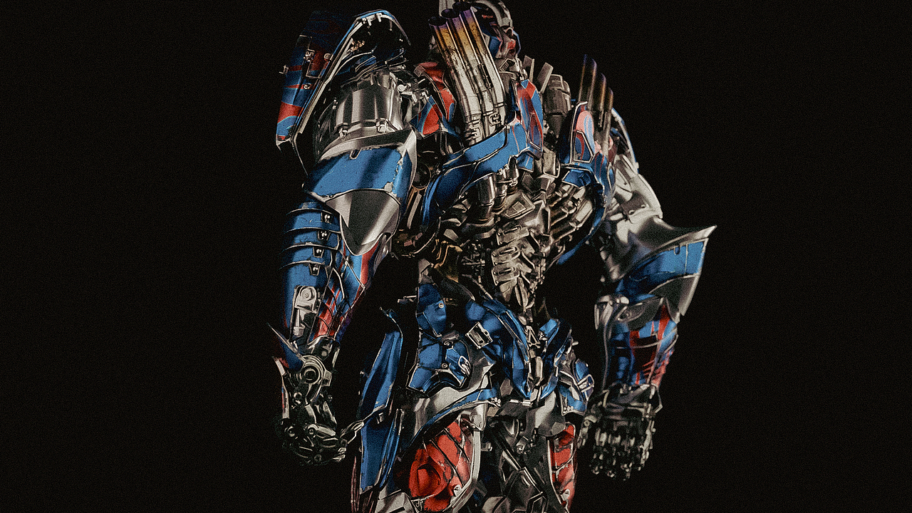 变形金刚-blender渲染_elijah多力-站酷ZCOOL