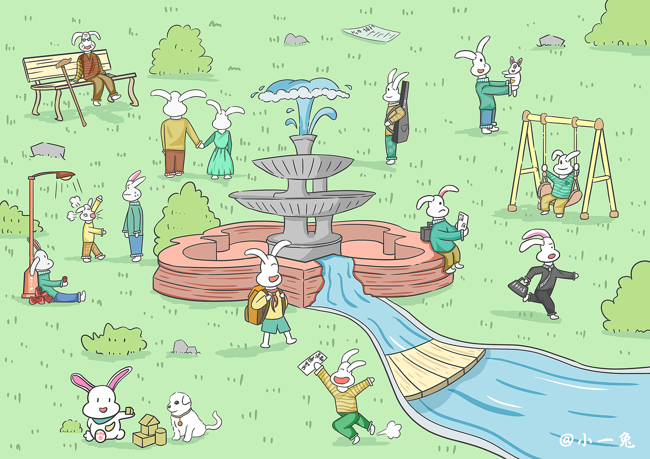 小一兔的一生_小红意-站酷ZCOOL